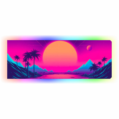 Rgb Gpu Backplate | Synthwave | ColdZero