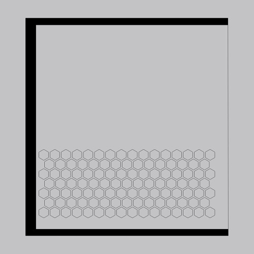 Hyte Y70 | Side Panel Hexx (Clear) | ColdZero