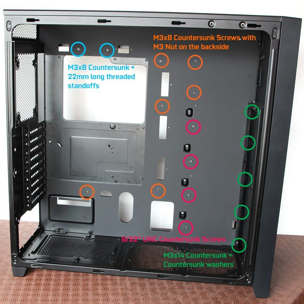 750D | Fullsize Motherboard Tray Cover | ColdZero