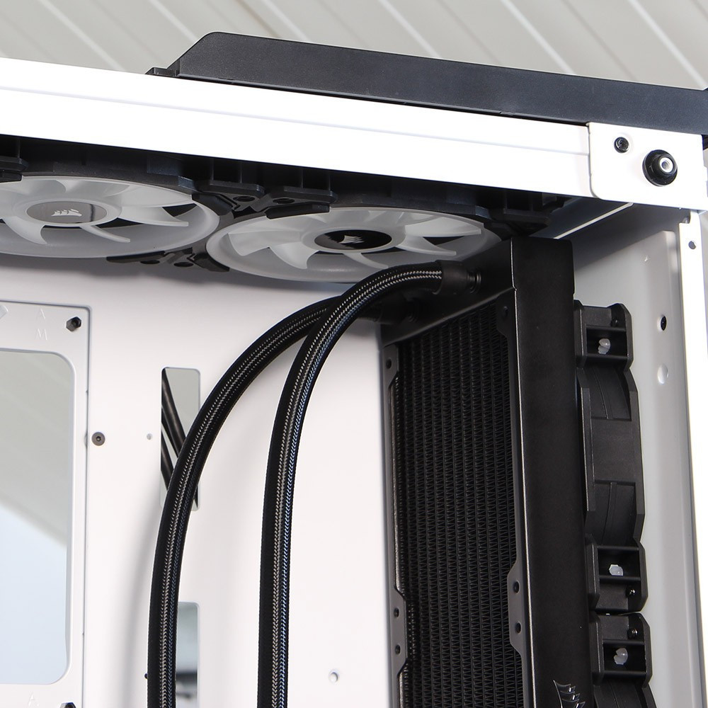 570x | Top Fans Bracket (3x120mm) Black | ColdZero
