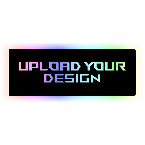 Custom Rgb Gpu Backplate | Upload your Design (Black) | ColdZero