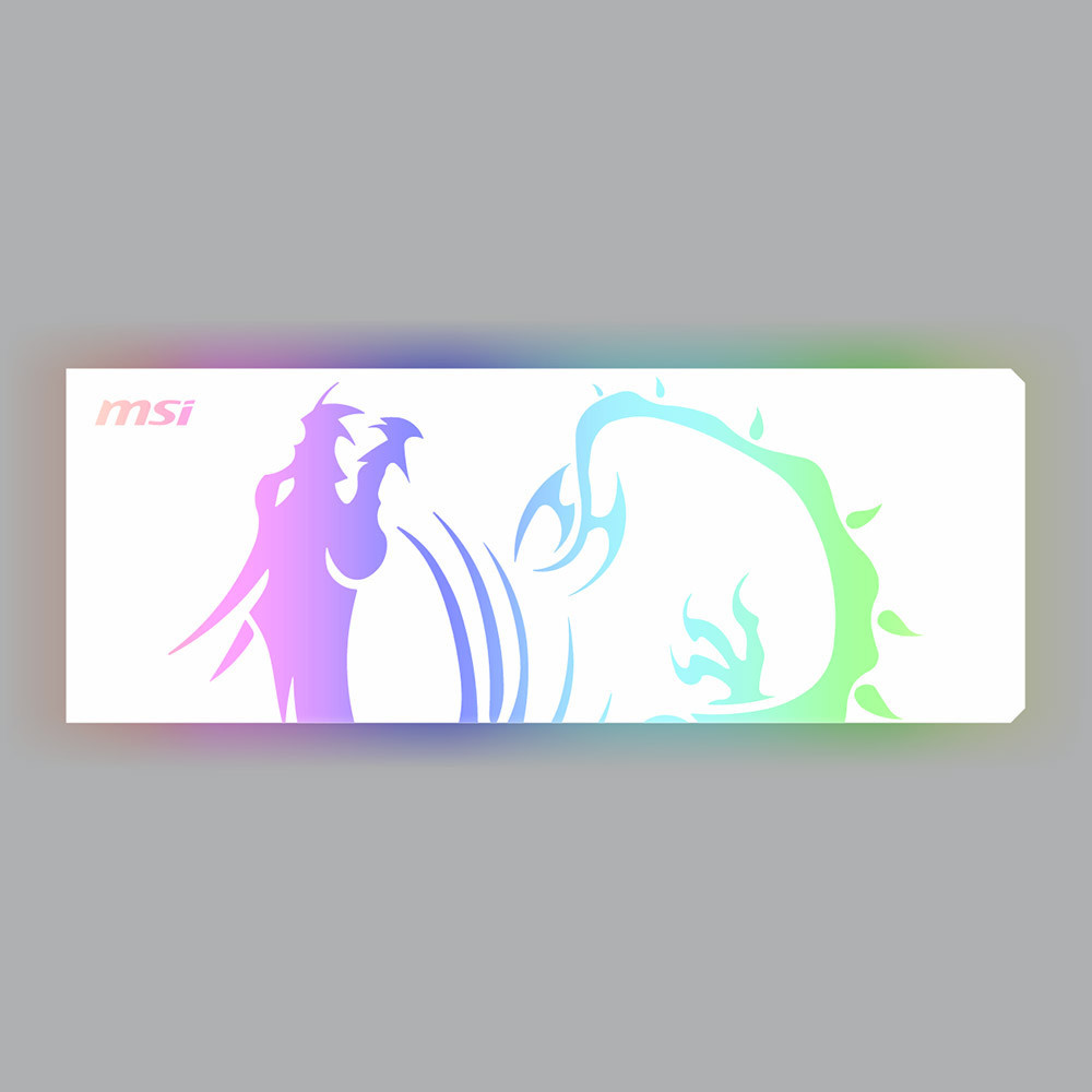 Rgb Gpu Backplate | Msi Dragon | ColdZero